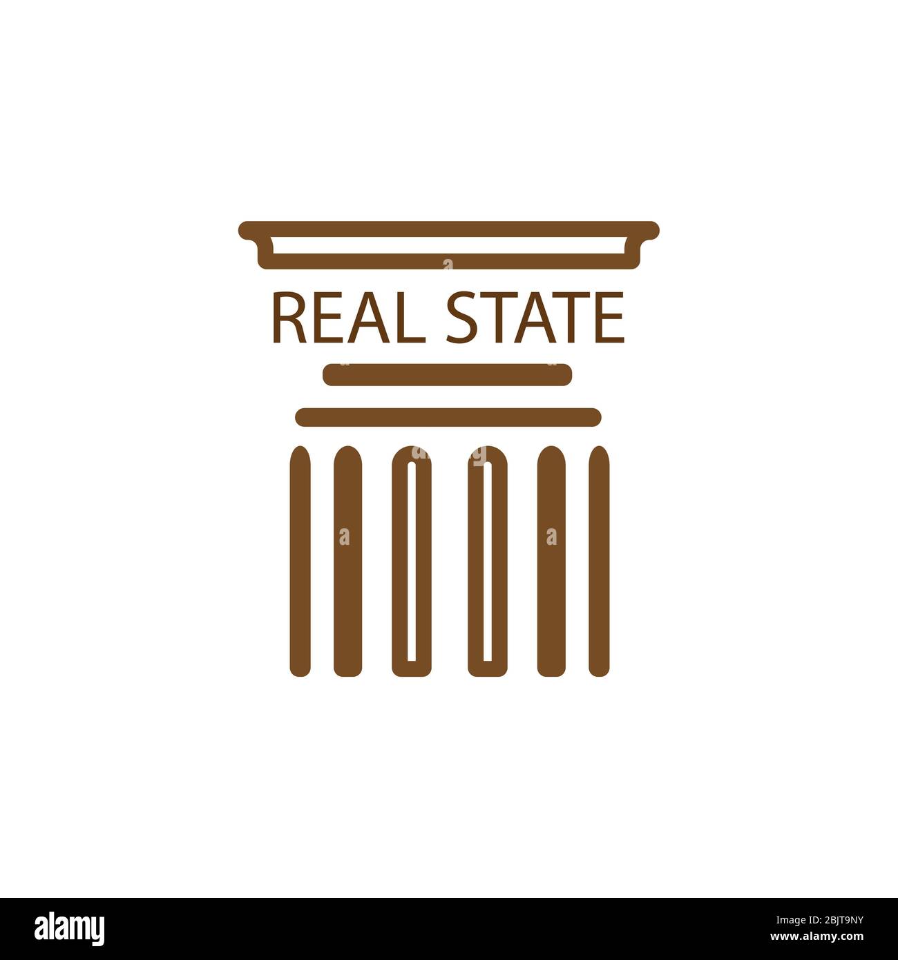 Shape real estate logo hi-res stock photography and images - Alamy