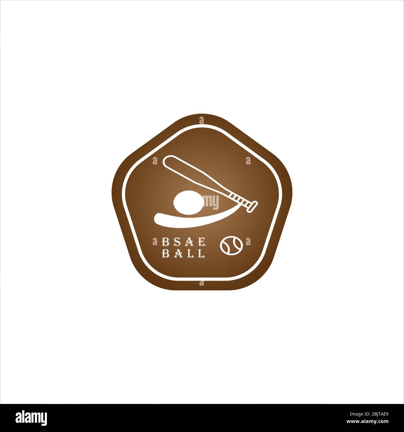 Baseball logo vector hi-res stock photography and images - Alamy