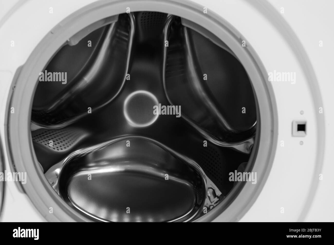 Modern washing machine, closeup Stock Photo - Alamy