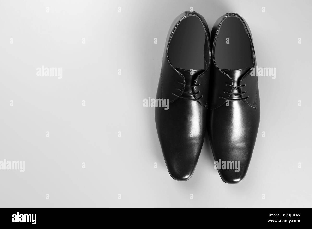 Shoes top view Black and White Stock Photos & Images - Alamy