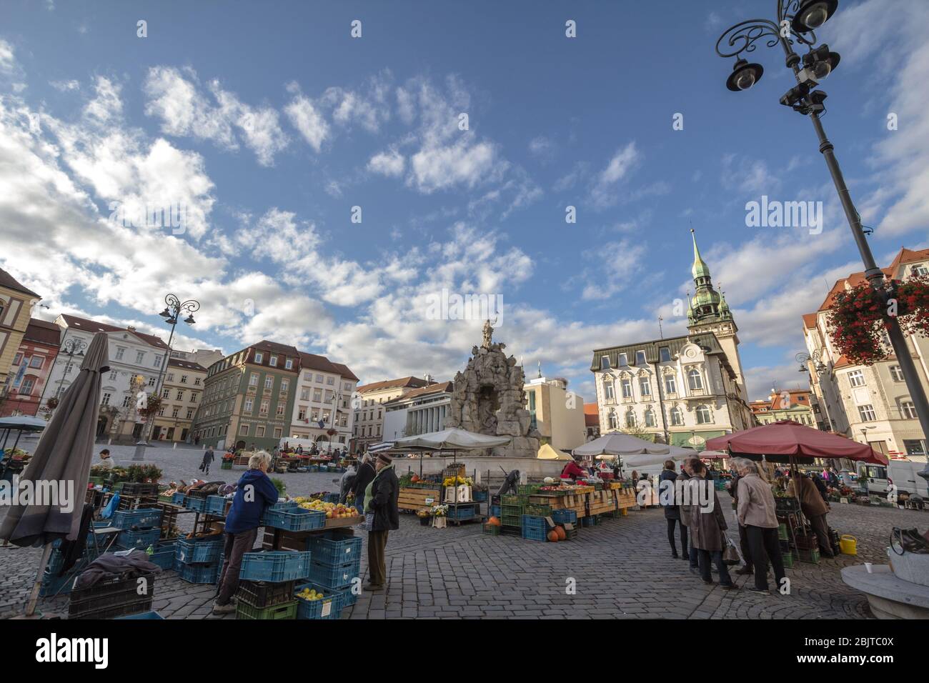 Brno market square panorama hi-res stock photography and images - Alamy