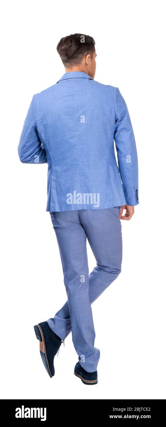 Suit jacket back view male Cut Out Stock Images & Pictures - Alamy