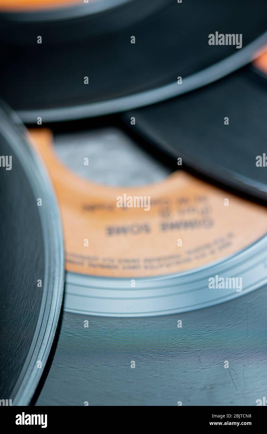 Vinyl 45s Singles High Resolution Stock Photography and Images - Alamy