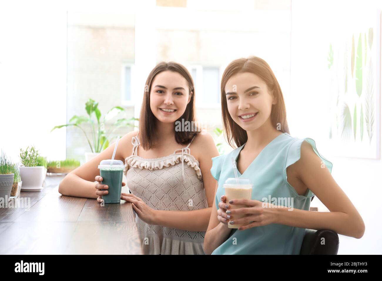 Women protein shake hi-res stock photography and images - Alamy