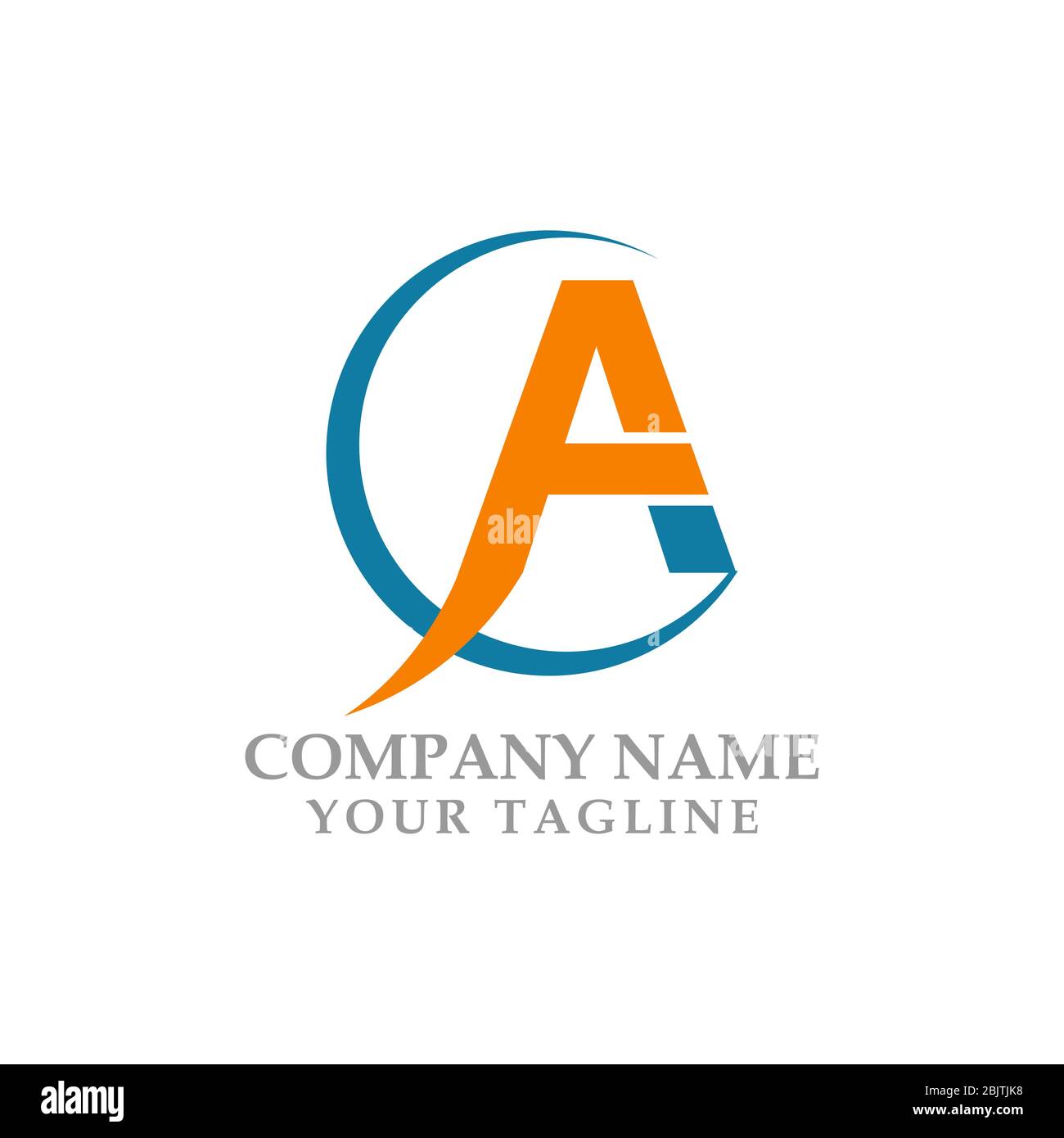 Latter logo design. The letter A logo. An icon with the first latter ...