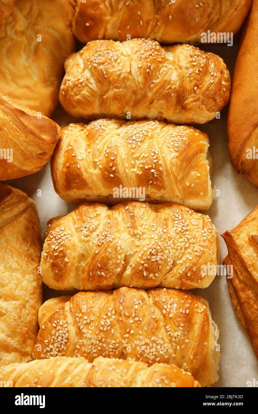 Pastries top view hi-res stock photography and images - Alamy