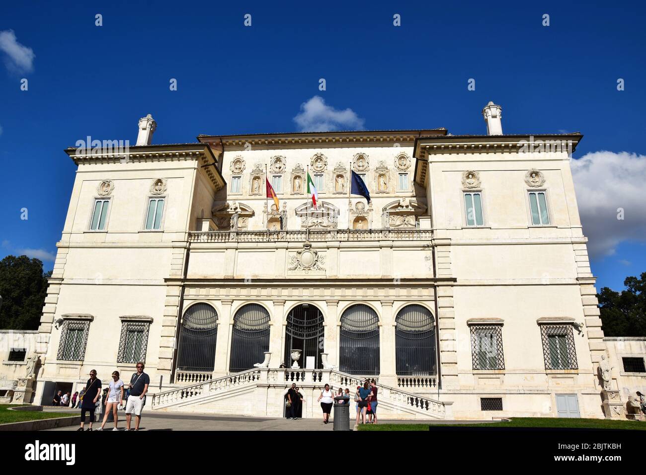 Borghese Gallery and Museum in the Villa Borghese Park in the city of ...