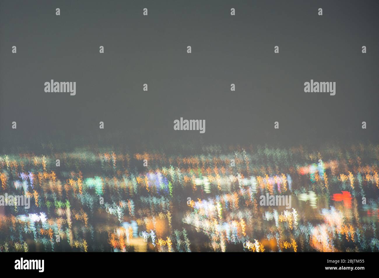 Abstract long exposure, experimental surreal photo, city and vehicle ...