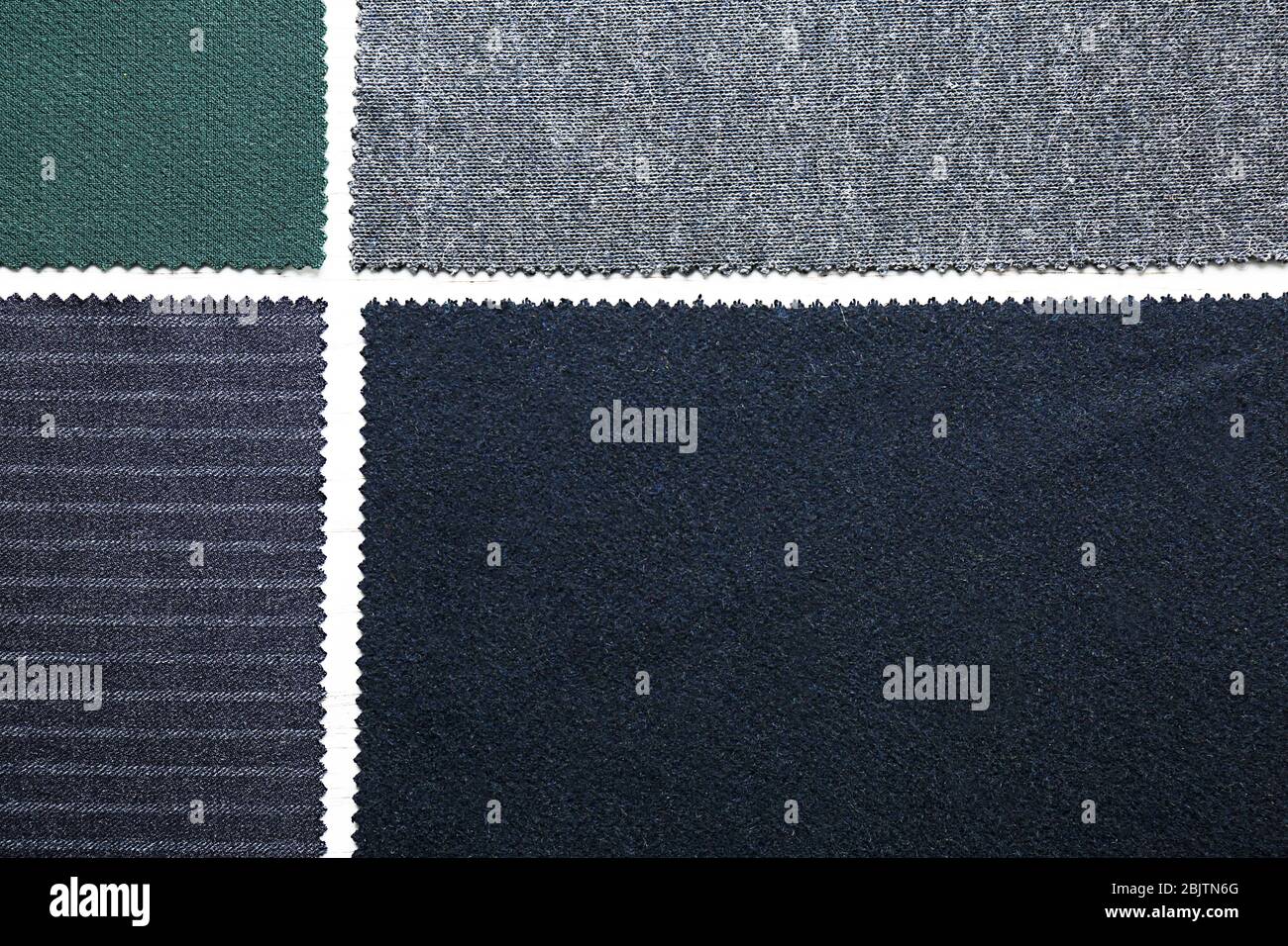 Top view of colorful fabric samples Stock Photo - Alamy
