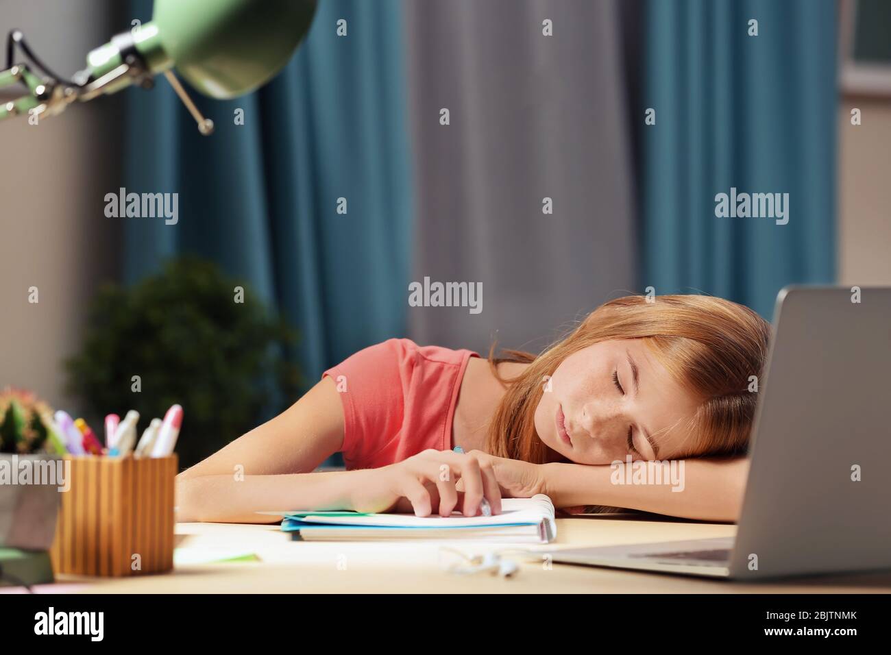 Person falling asleep desk hi-res stock photography and images - Alamy