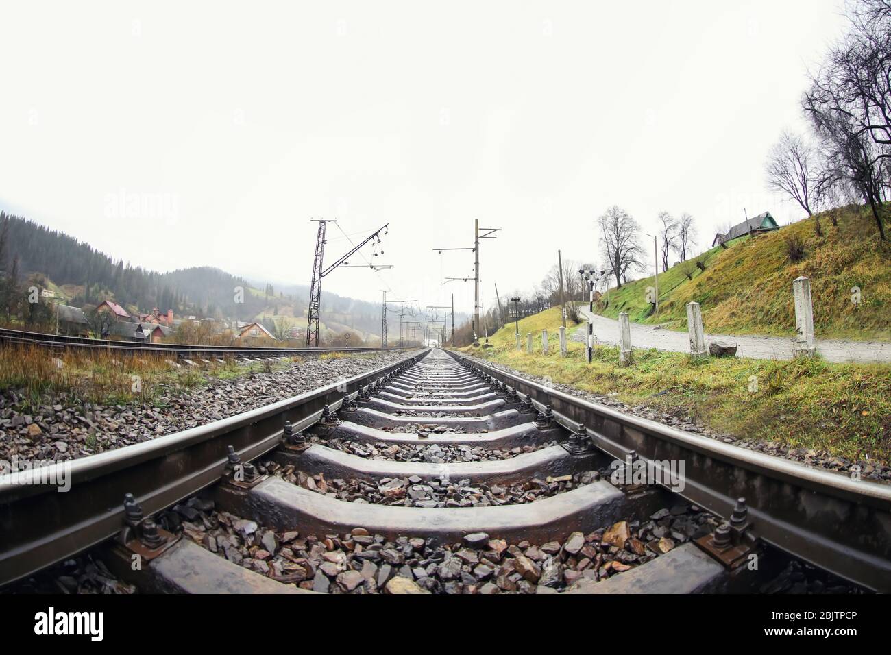Deformation of railway line hi-res stock photography and images - Alamy