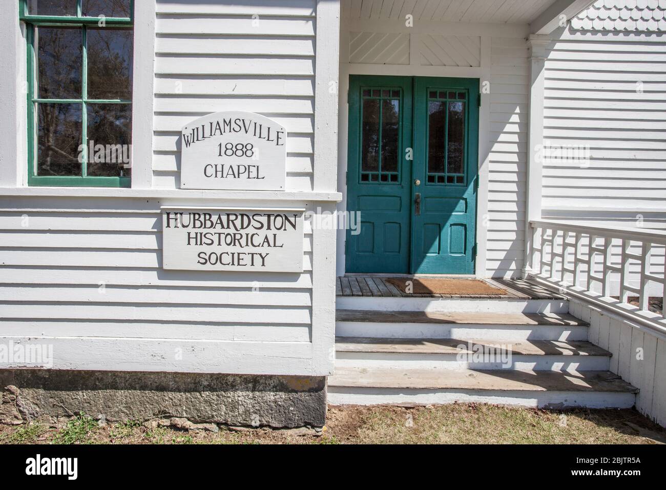 The Hubbardston, Massachusetts Historical Society housed in the old ...