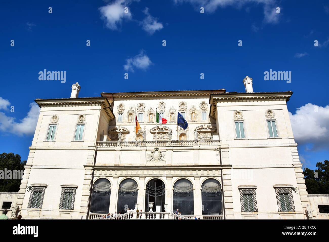 Borghese Gallery and Museum in the Villa Borghese Park in the city of ...