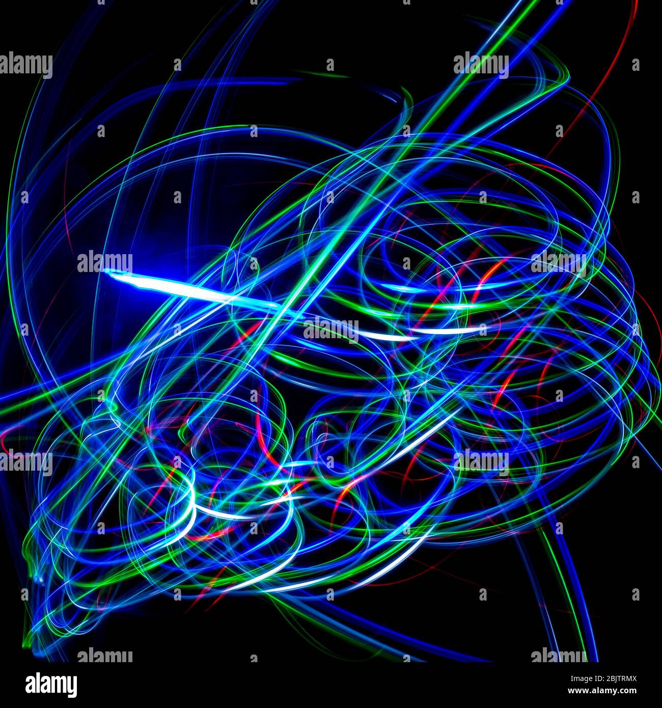 light painting geometric patterns Stock Photo - Alamy