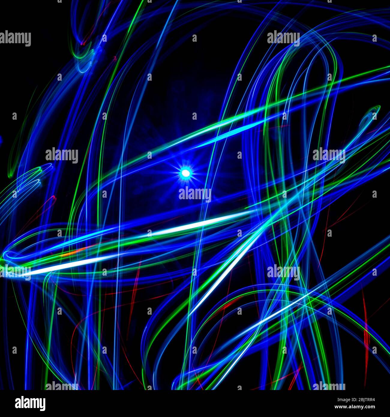 light painting geometric patterns Stock Photo - Alamy