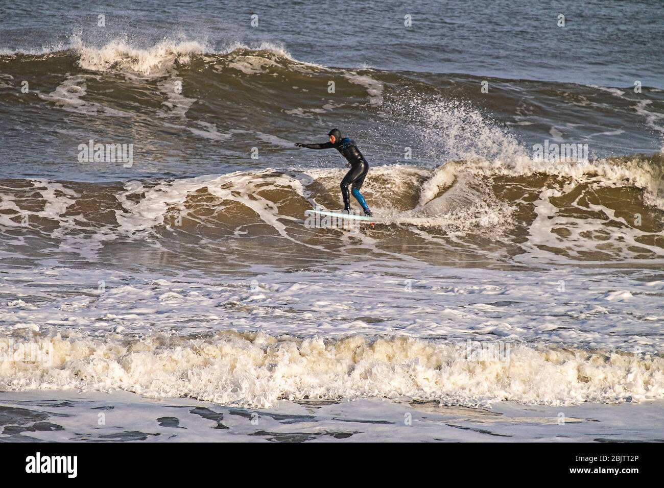 Saltburn by the sea surfing hi-res stock photography and images - Alamy