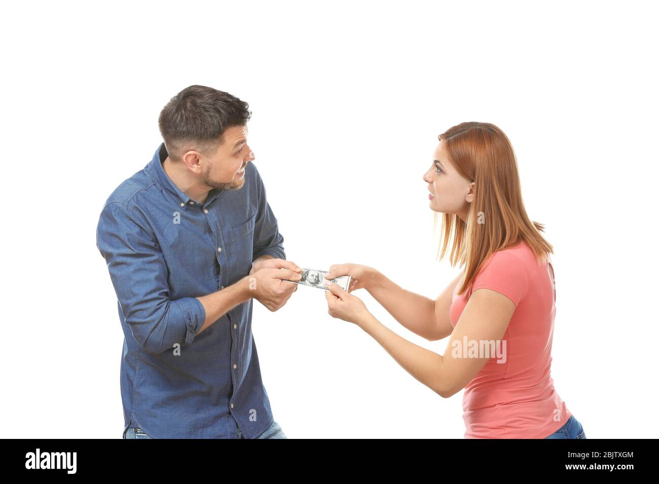 Couples Fighting Over Money