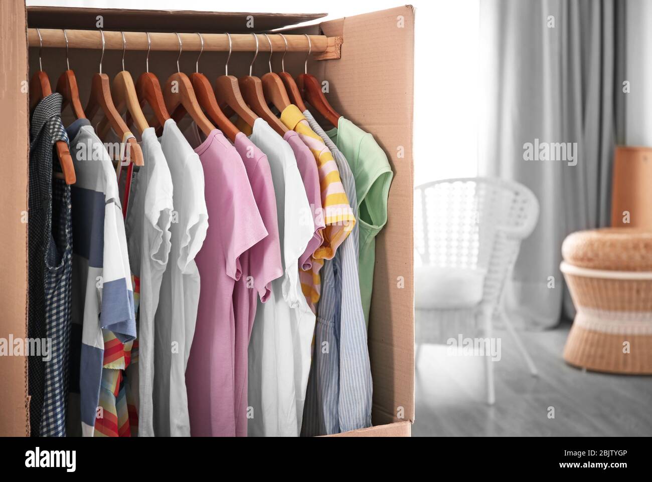 Wardrobe box hi-res stock photography and images - Alamy