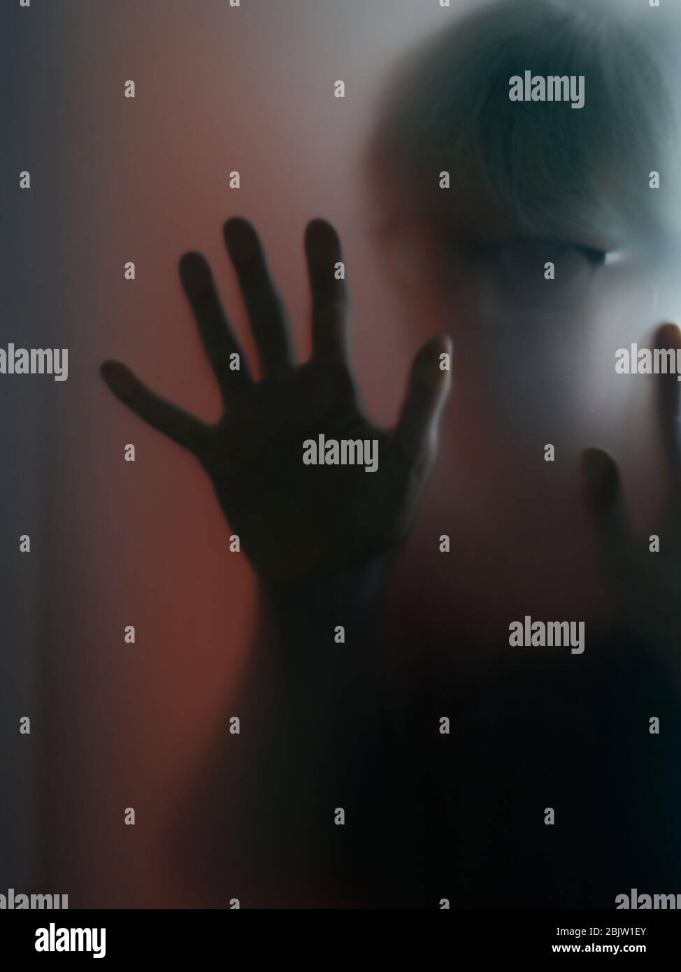 Woman trapped glass hi-res stock photography and images - Alamy