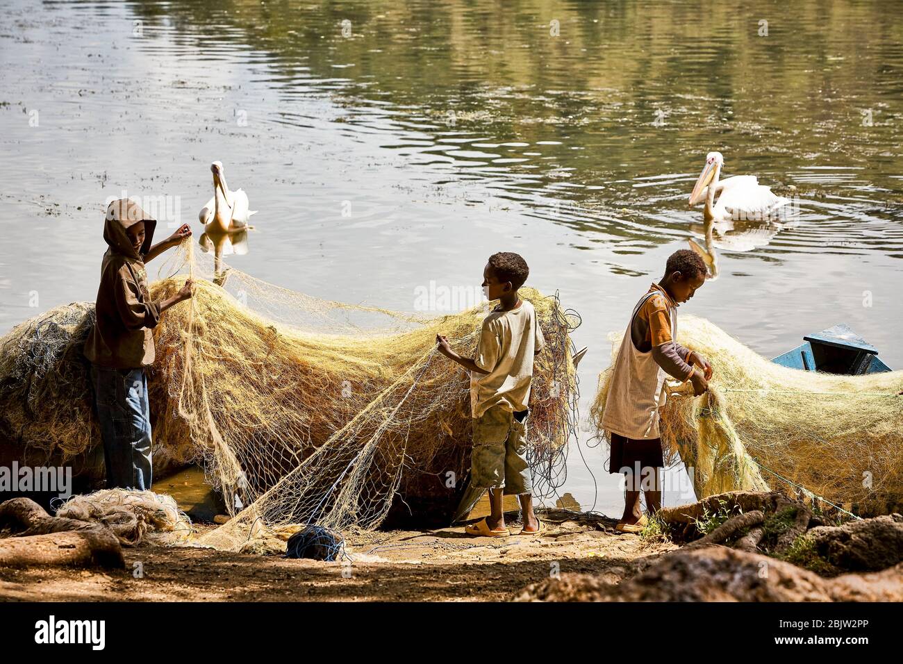 Clouds above Lake Awassa Stock Photo - Alamy