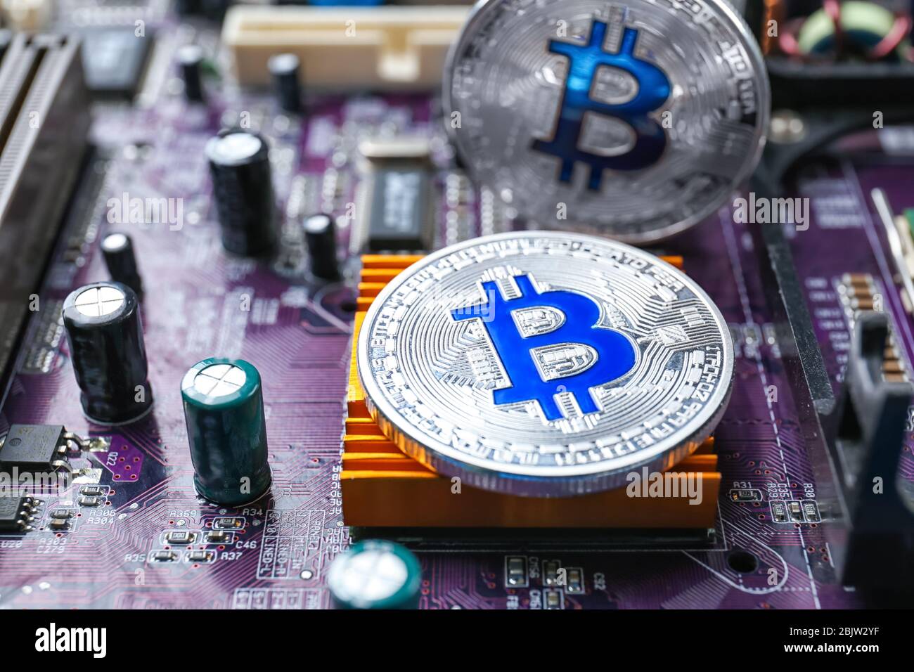 Data miner technology motherboard hi-res stock photography and images ...