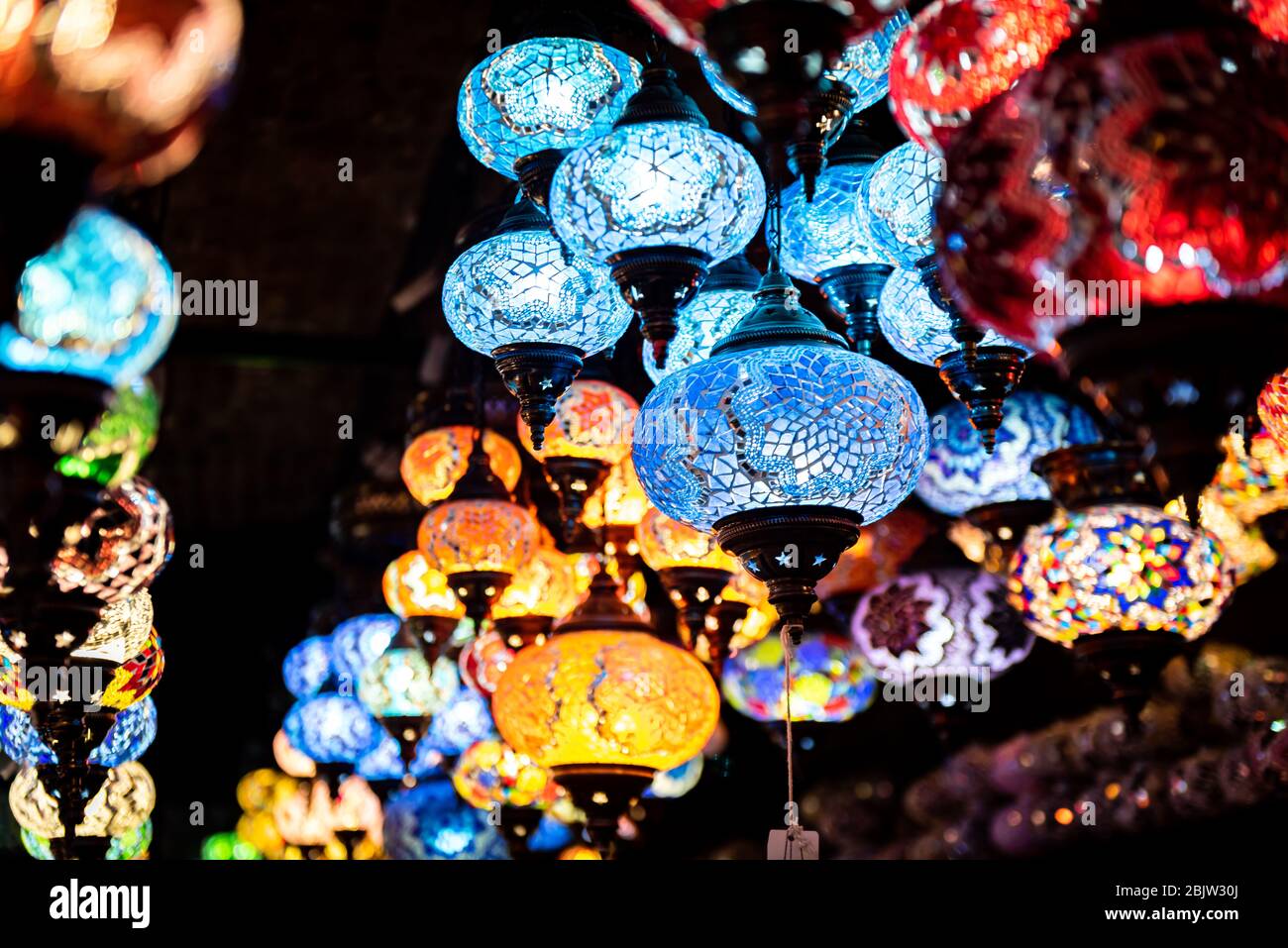 spectacular Turkish lights and lighting at a light and lamp shop in ...