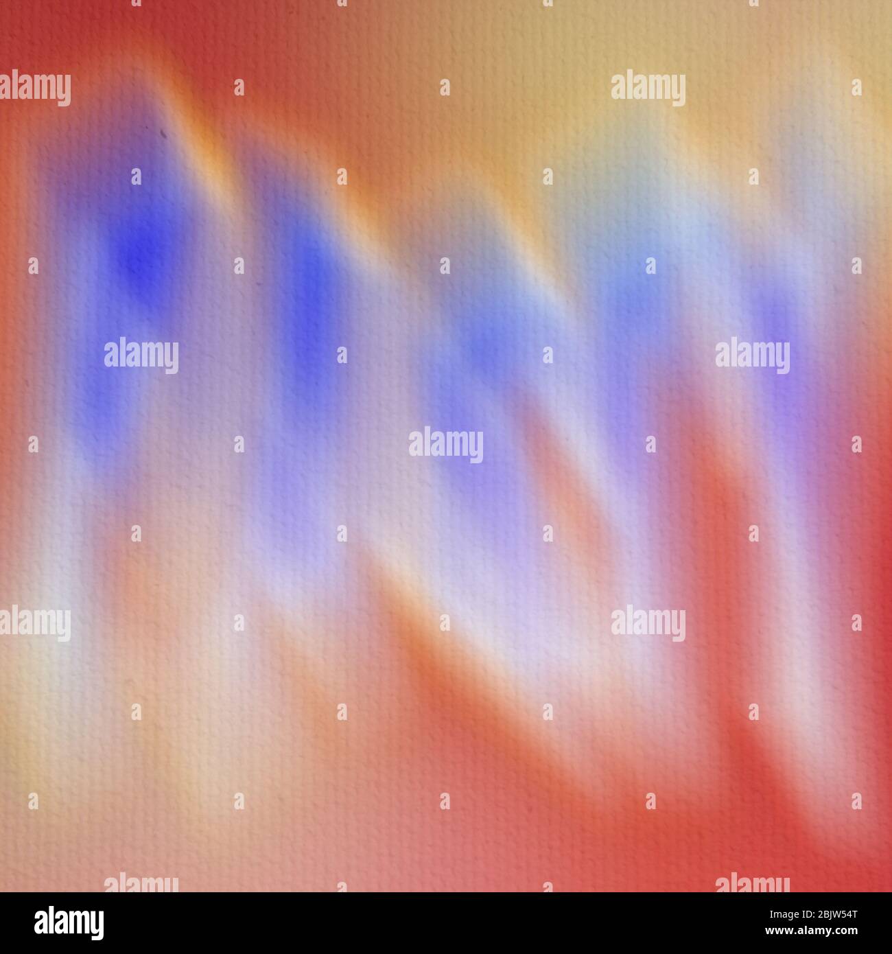 Digital art textured effect abstract background in red blue and yellow ...