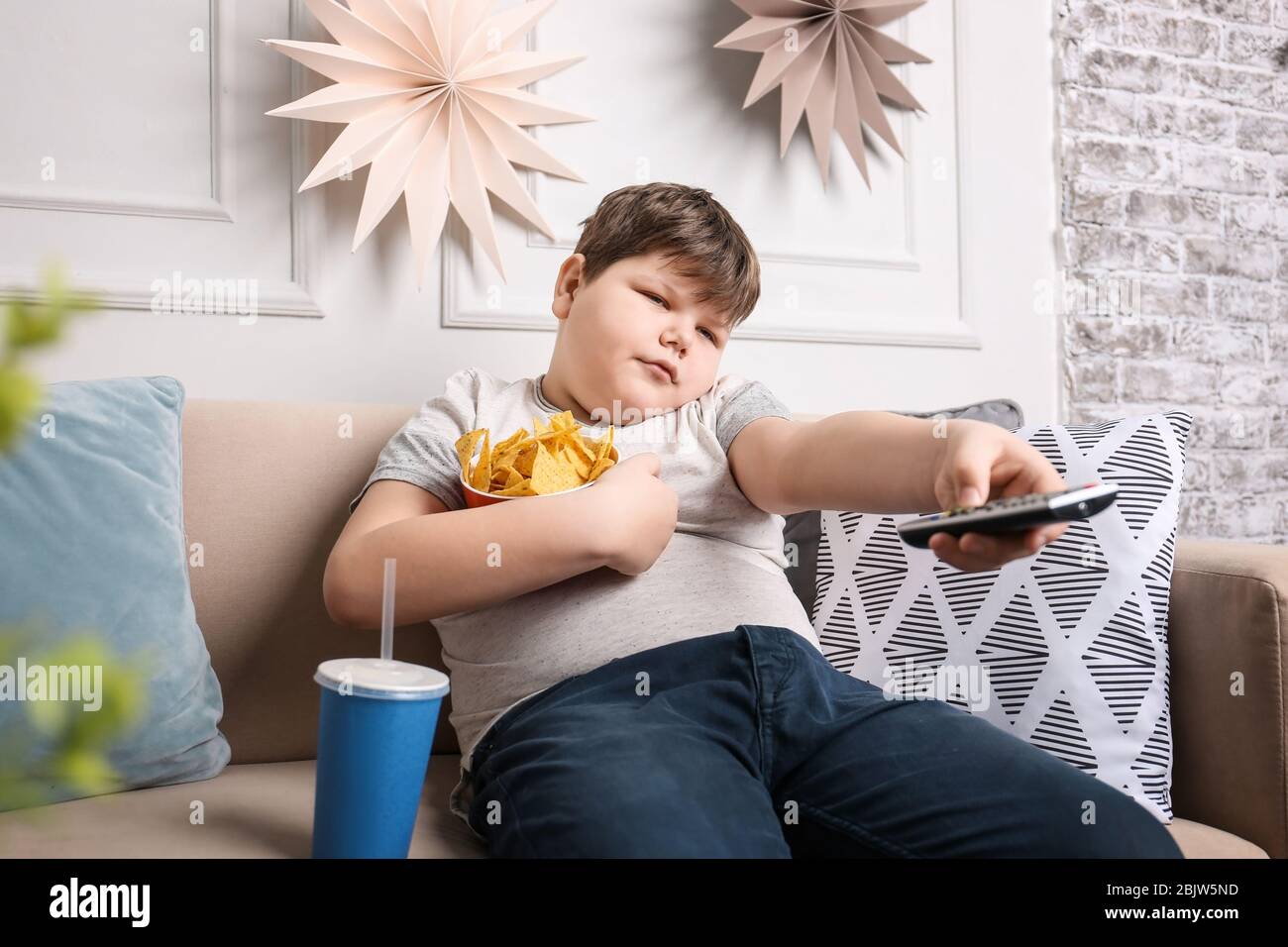 Childhood obesity tv hi-res stock photography and images - Alamy