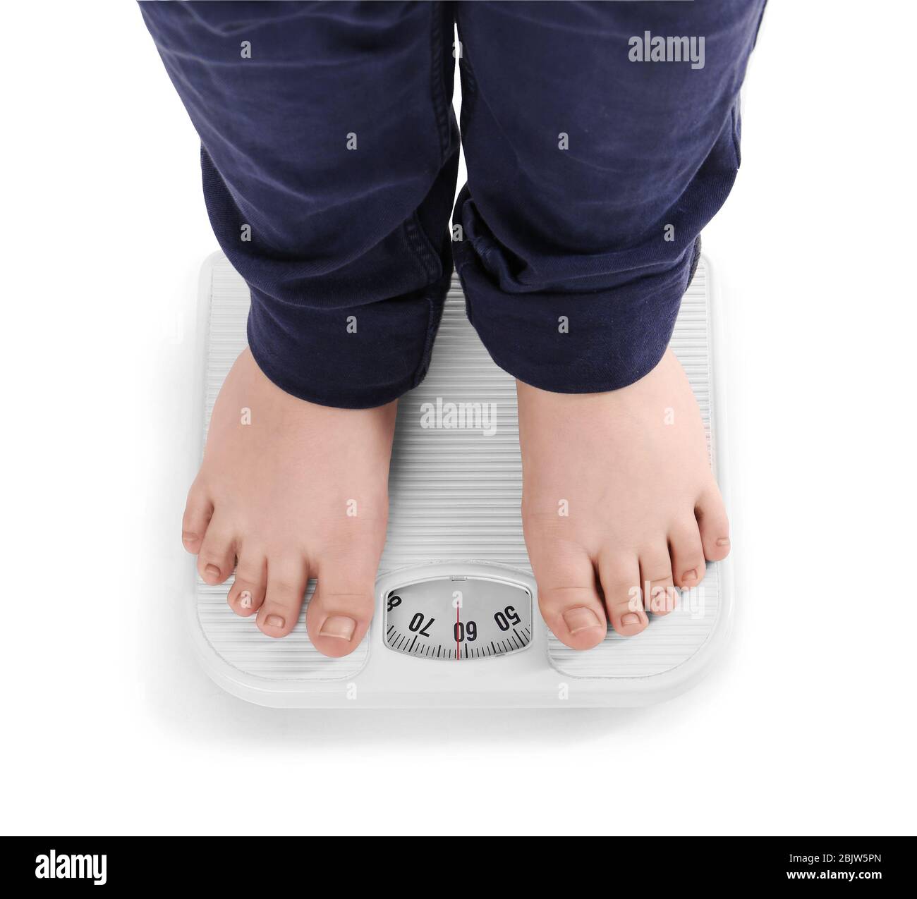 Fat kid scales hi-res stock photography and images - Alamy
