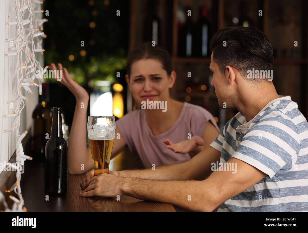 Crying in his beer hi-res stock photography and images - Alamy