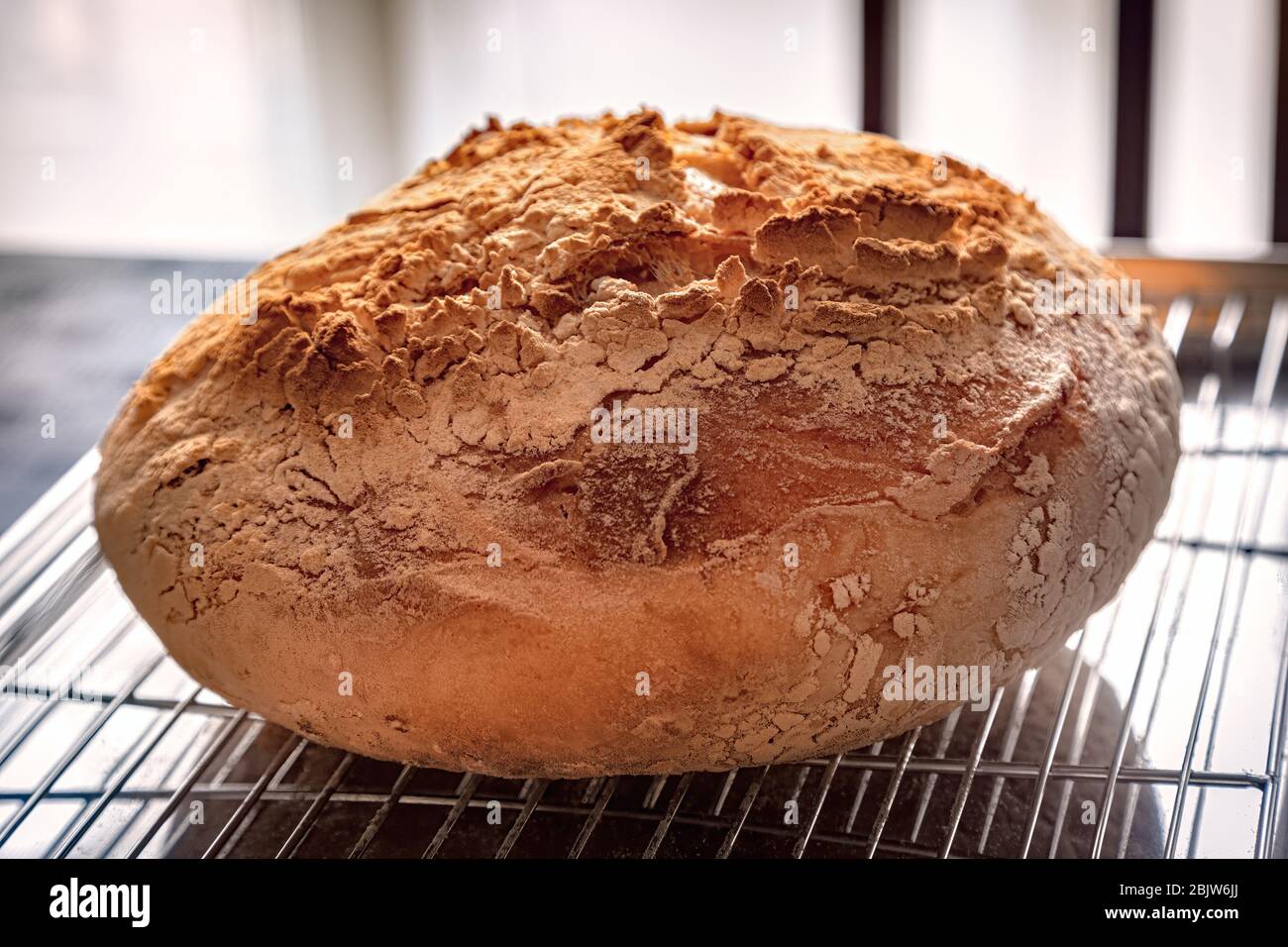 Soudough home made bread, cooked in dutch oven Stock Photo - Alamy