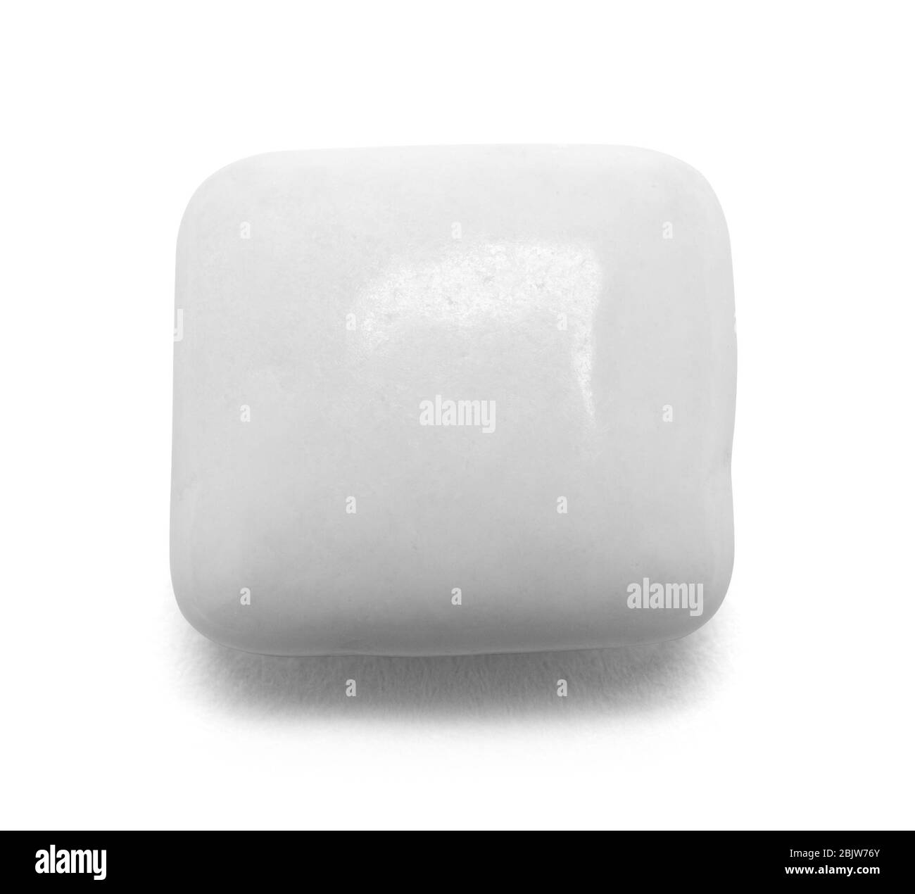 One Piece of Mint Gum Isolated on White Stock Photo - Alamy