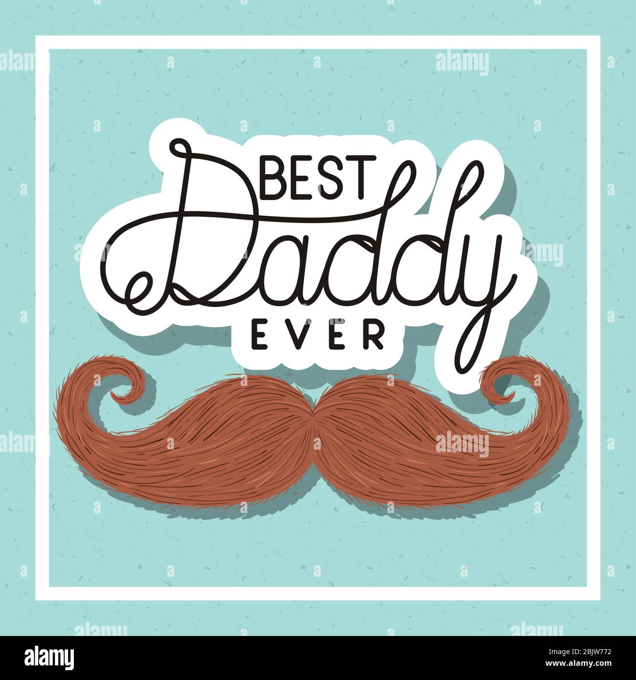 Best daddy ever and mustache vector design Stock Vector Image & Art - Alamy