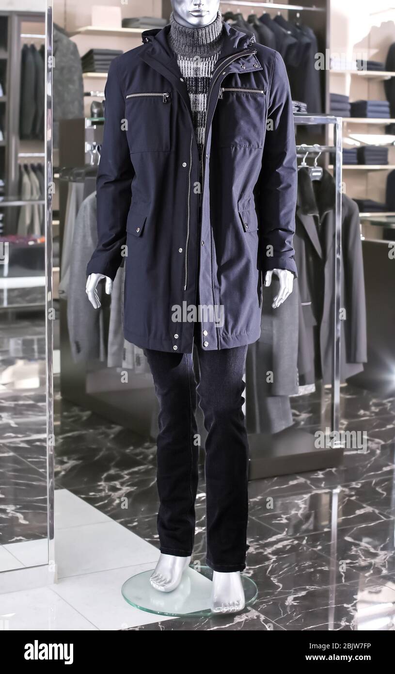 Mannequin wearing jacket in clothing hi-res stock photography and ...