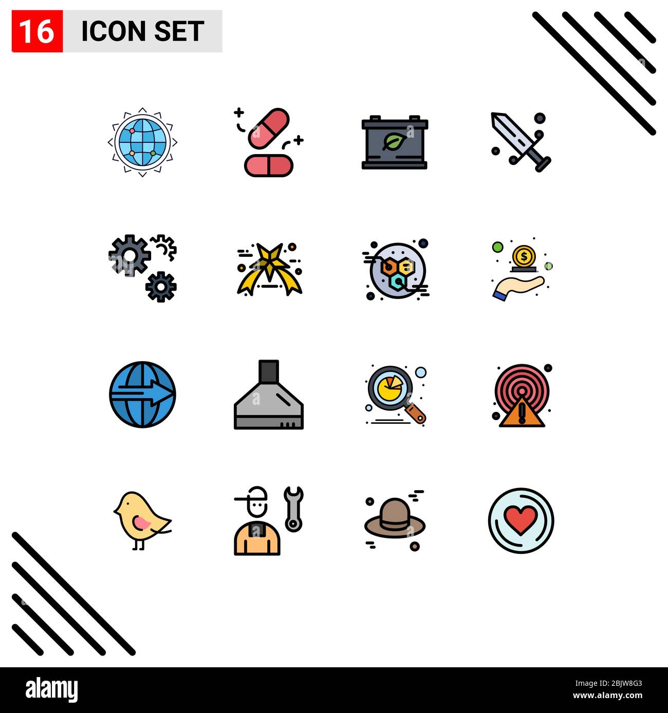 Molecules and gears Stock Vector Images - Alamy