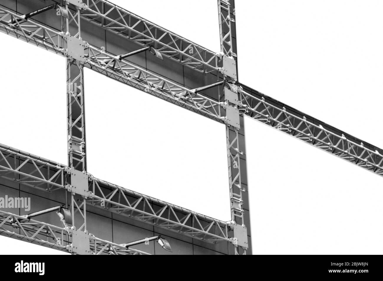 To advertising boards Black and White Stock Photos & Images - Alamy