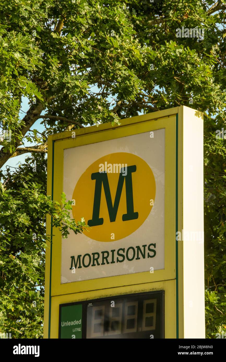 Morrisons Supermarket Sign Logo High Resolution Stock Photography and ...