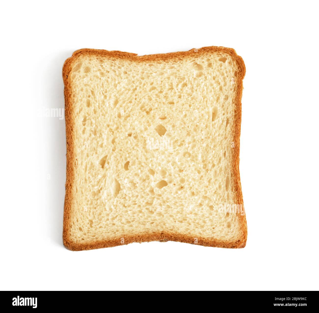 Tasty fresh toast on white background Stock Photo - Alamy