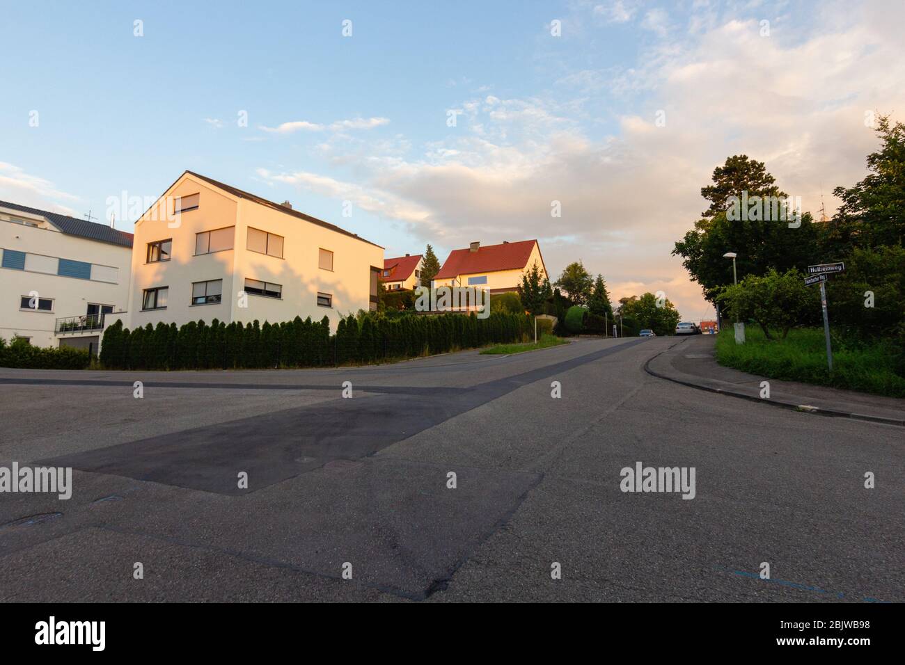 Typical old german street hi-res stock photography and images - Alamy