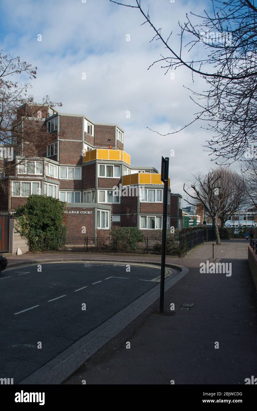 Hexagonal Architecture Modernist Apartment Block 1960s Malabar Court ...