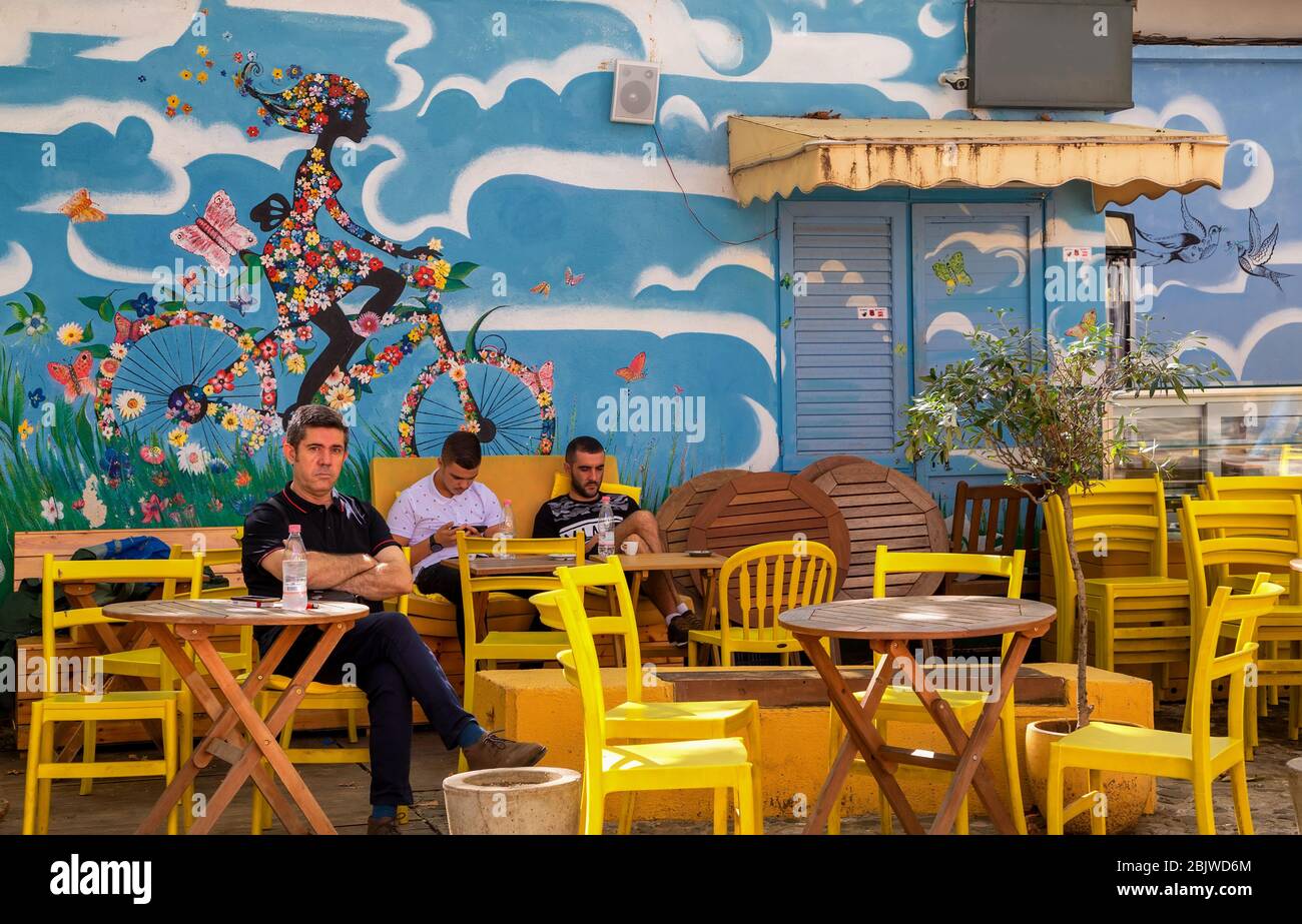 Murat Toptani street is one of the most popular pedestrian city street ...