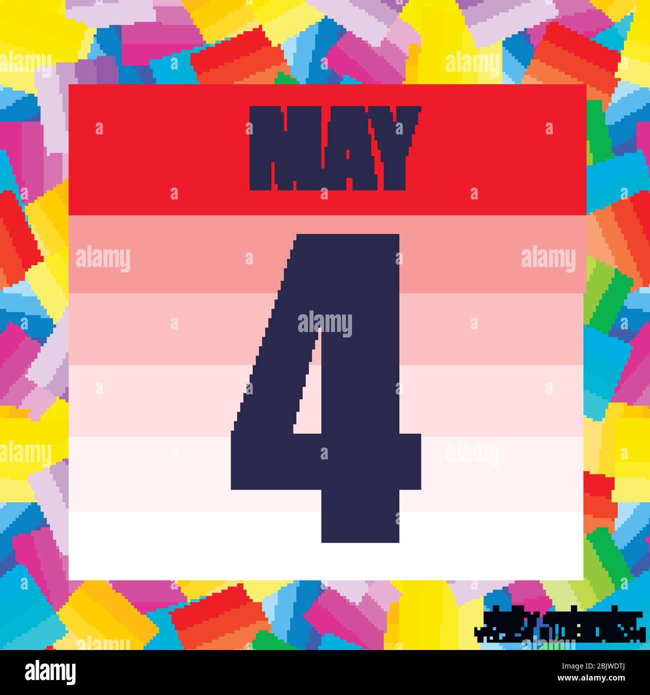 May 4 icon. For planning important day. Banner for holidays and special ...