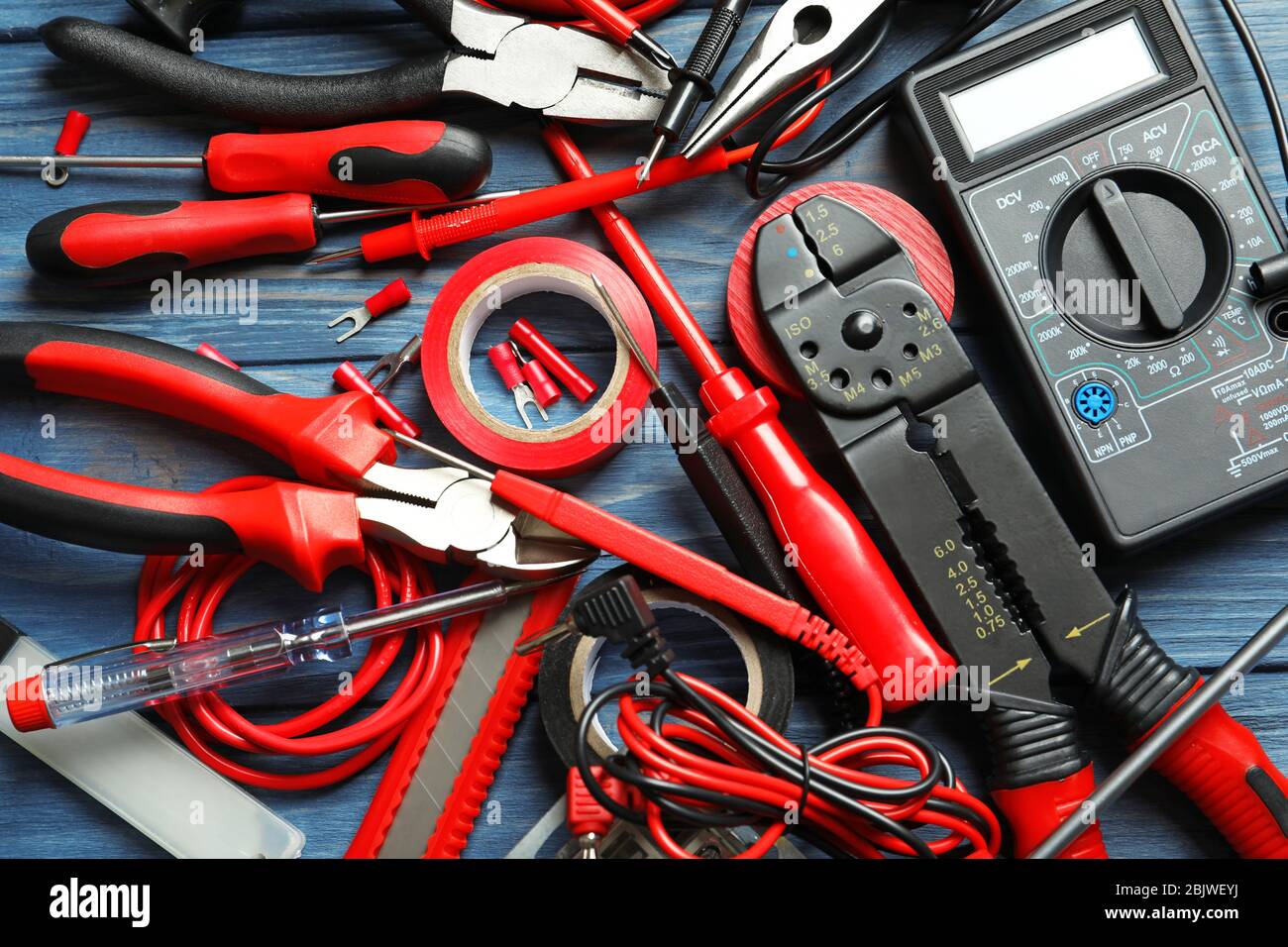 Different electrical tools hi-res stock photography and images - Alamy