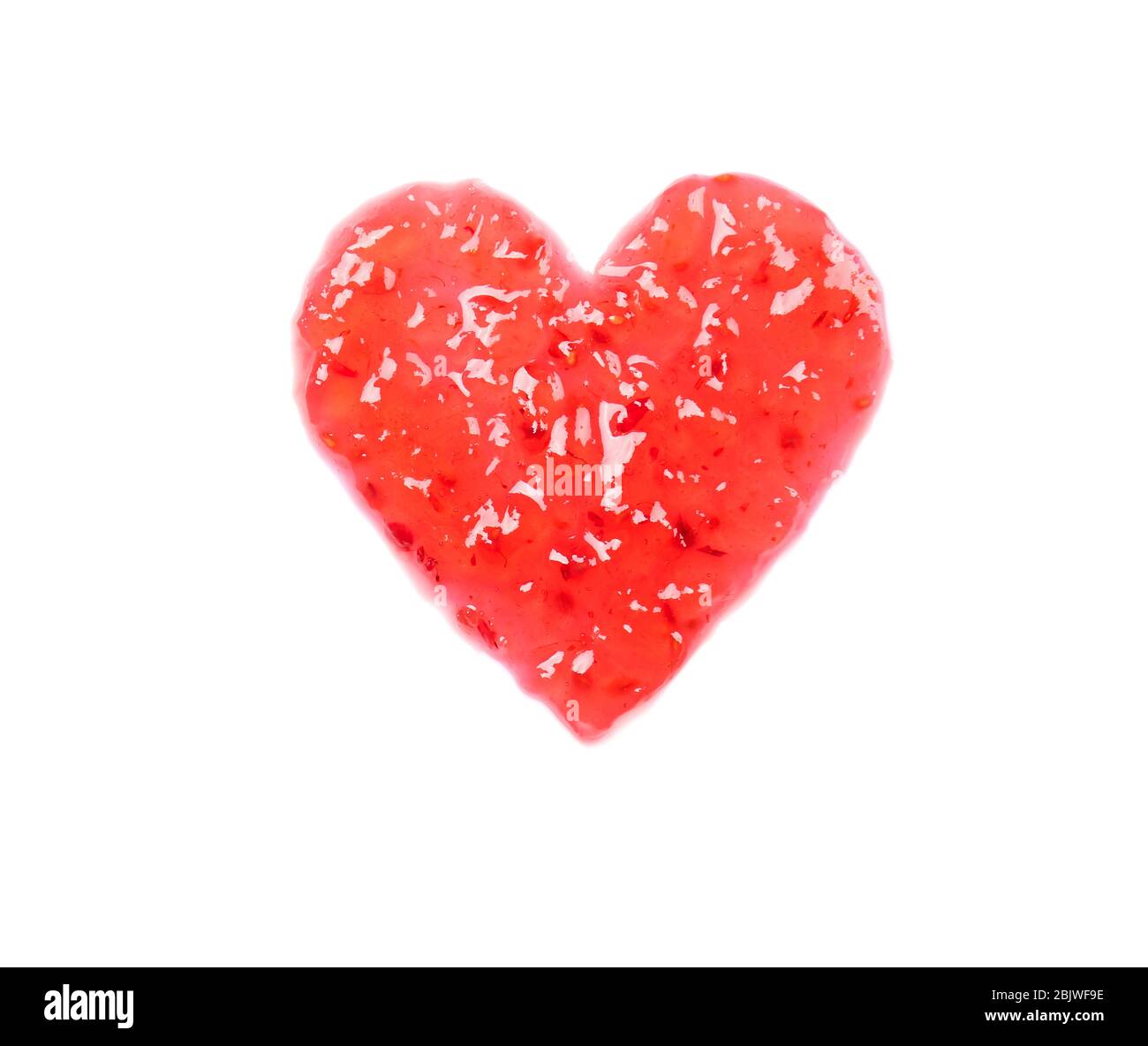 Heart made sweet jelly hi-res stock photography and images - Alamy