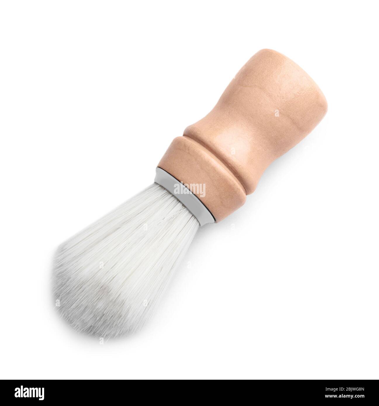 Shaving brush for man on white background Stock Photo - Alamy