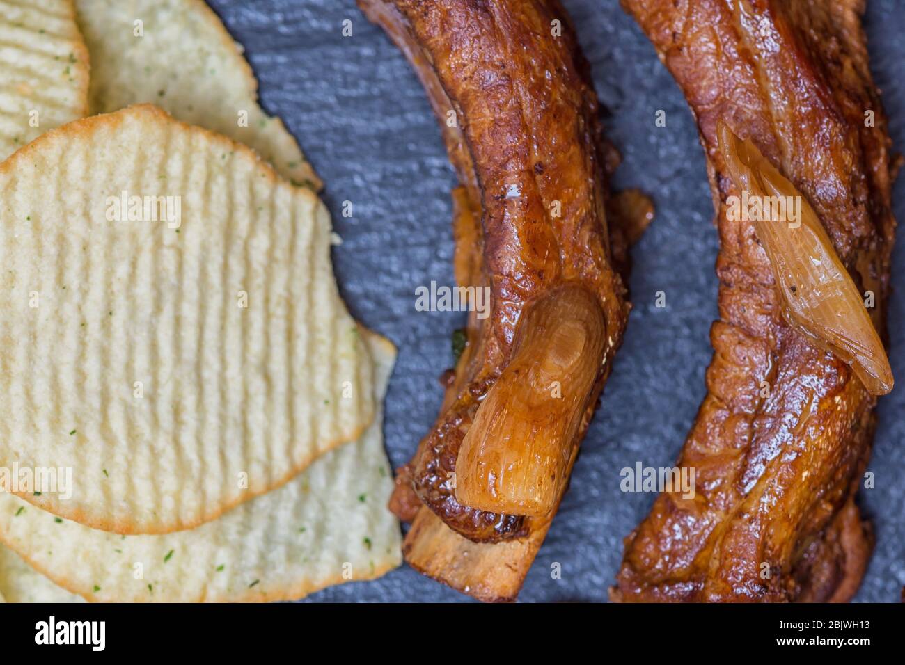 American steakhouse plate hi-res stock photography and images - Alamy