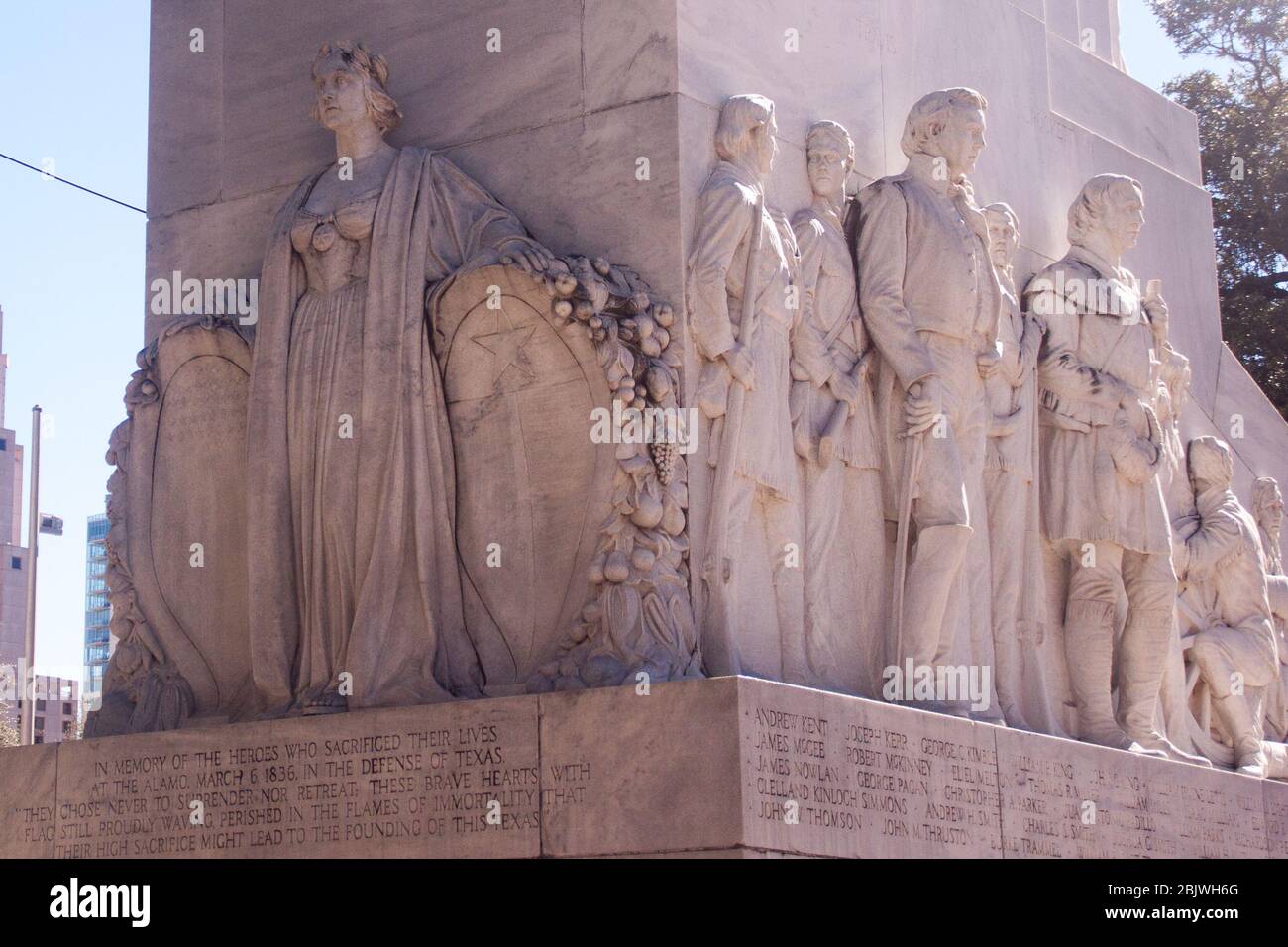 Battle of the alamo cenotaph hi-res stock photography and images - Alamy