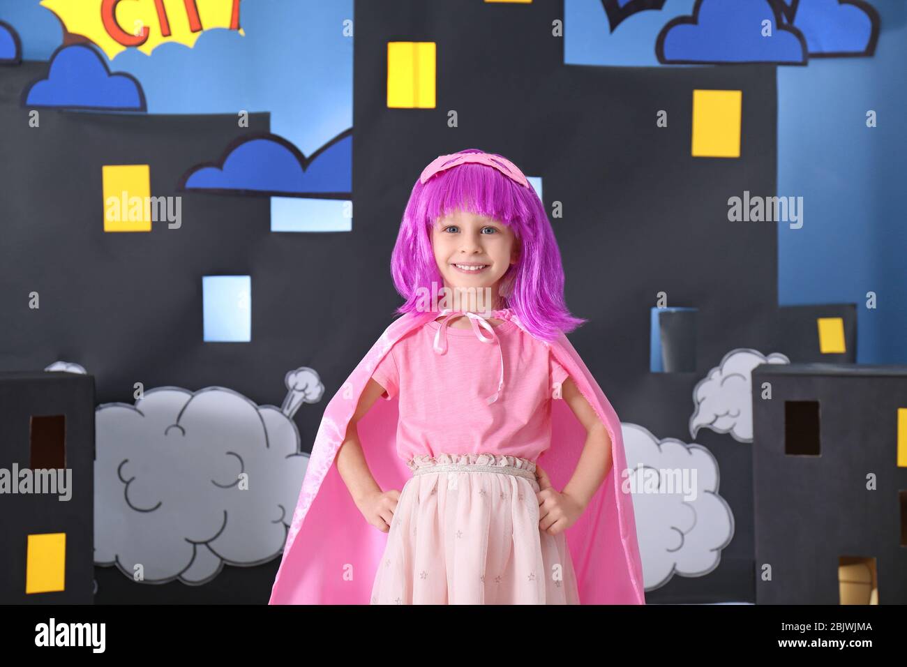 Superhero themed hi-res stock photography and images - Alamy