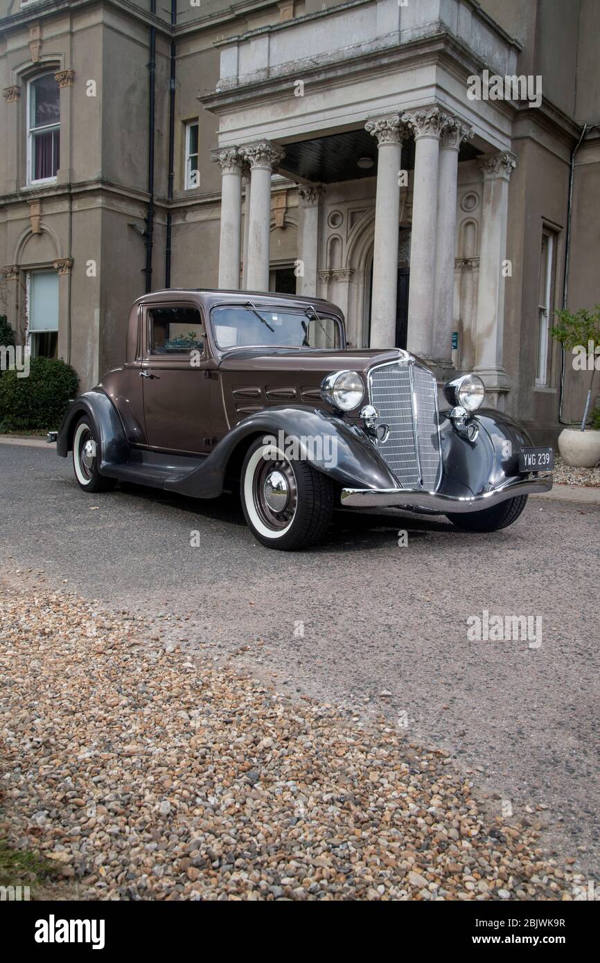 1935 REO Flying Cloud Coupe classic American car Stock Photo - Alamy