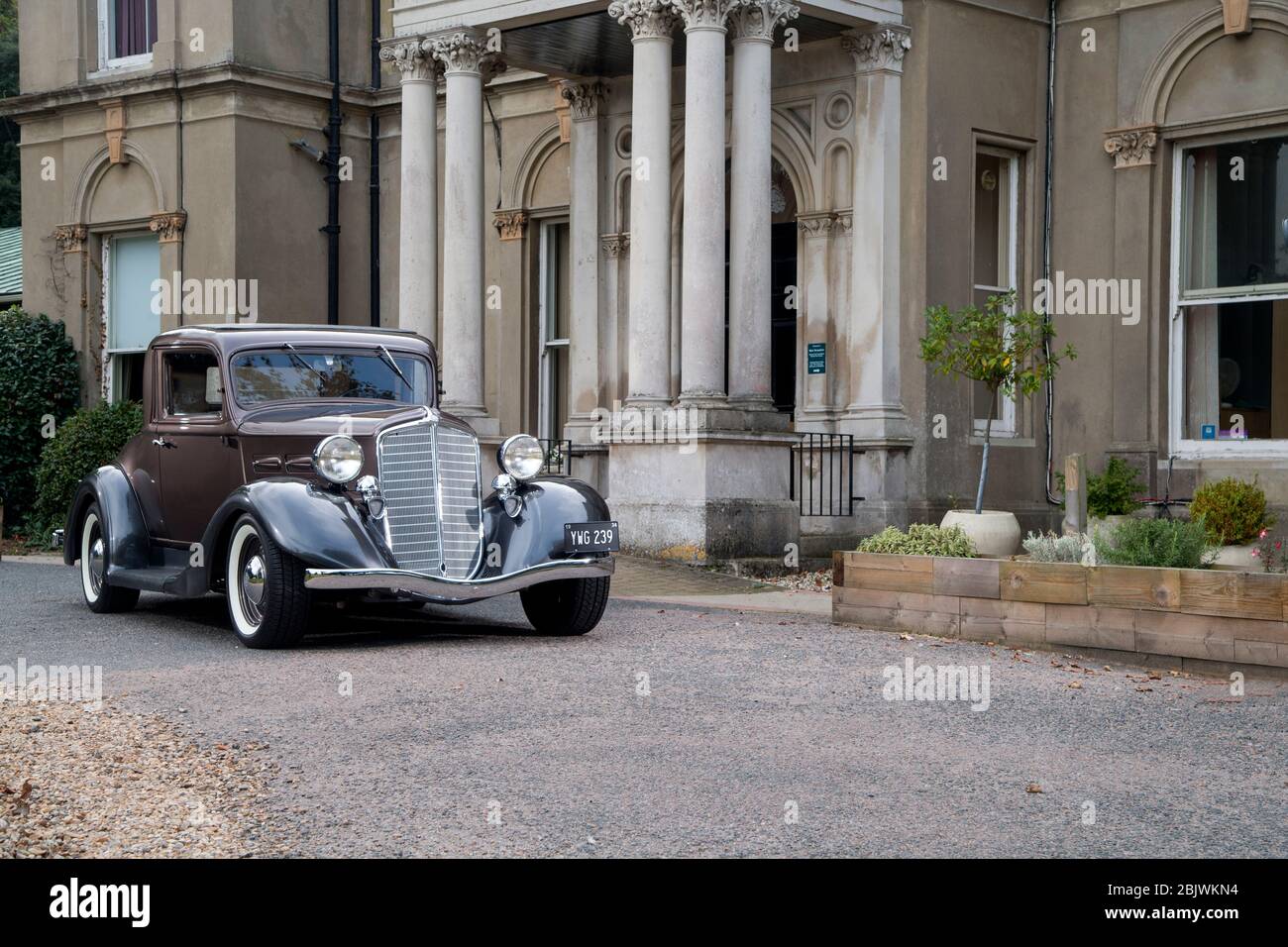 1935 REO Flying Cloud Coupe classic American car Stock Photo - Alamy